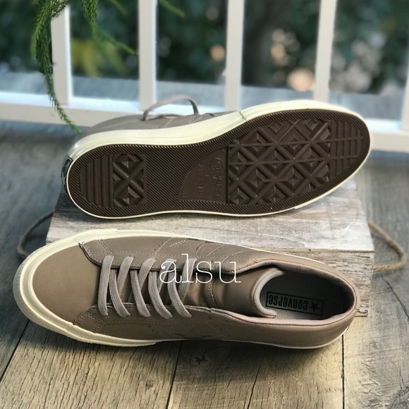 Converse | Shoes | Converse One Star Mid Malted Beige M Authentic ...